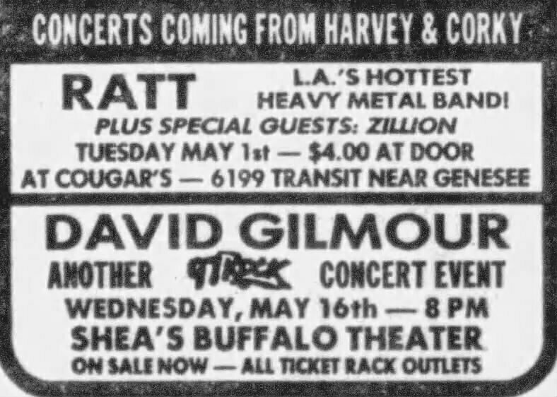 Ratt Concert & Tour History (Updated for 2024) | Concert Archives