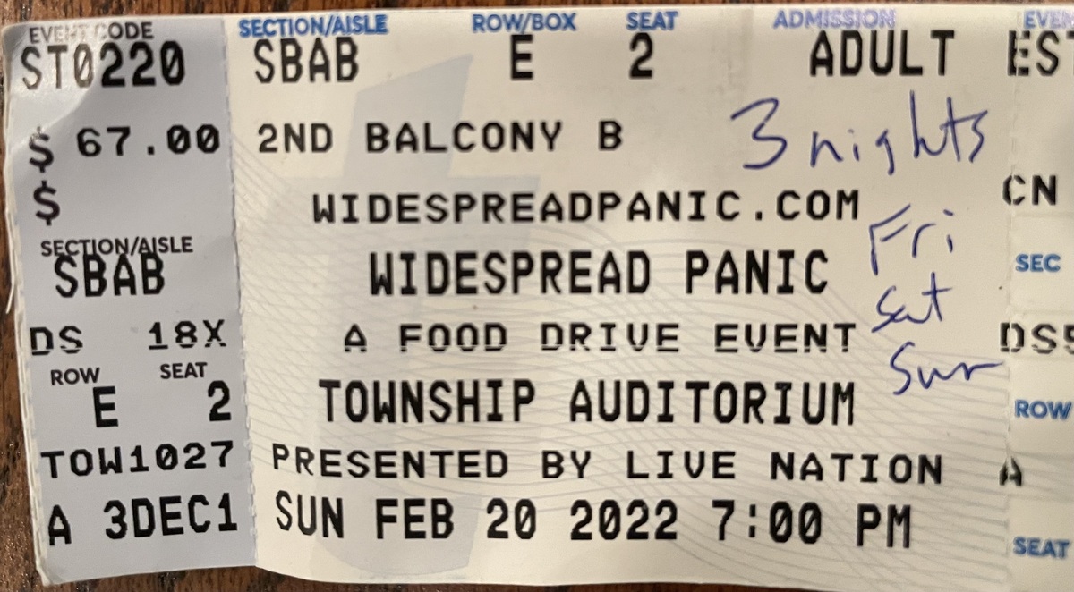 Widespread Panic Concert & Tour History (Updated for 2024) | Concert ...