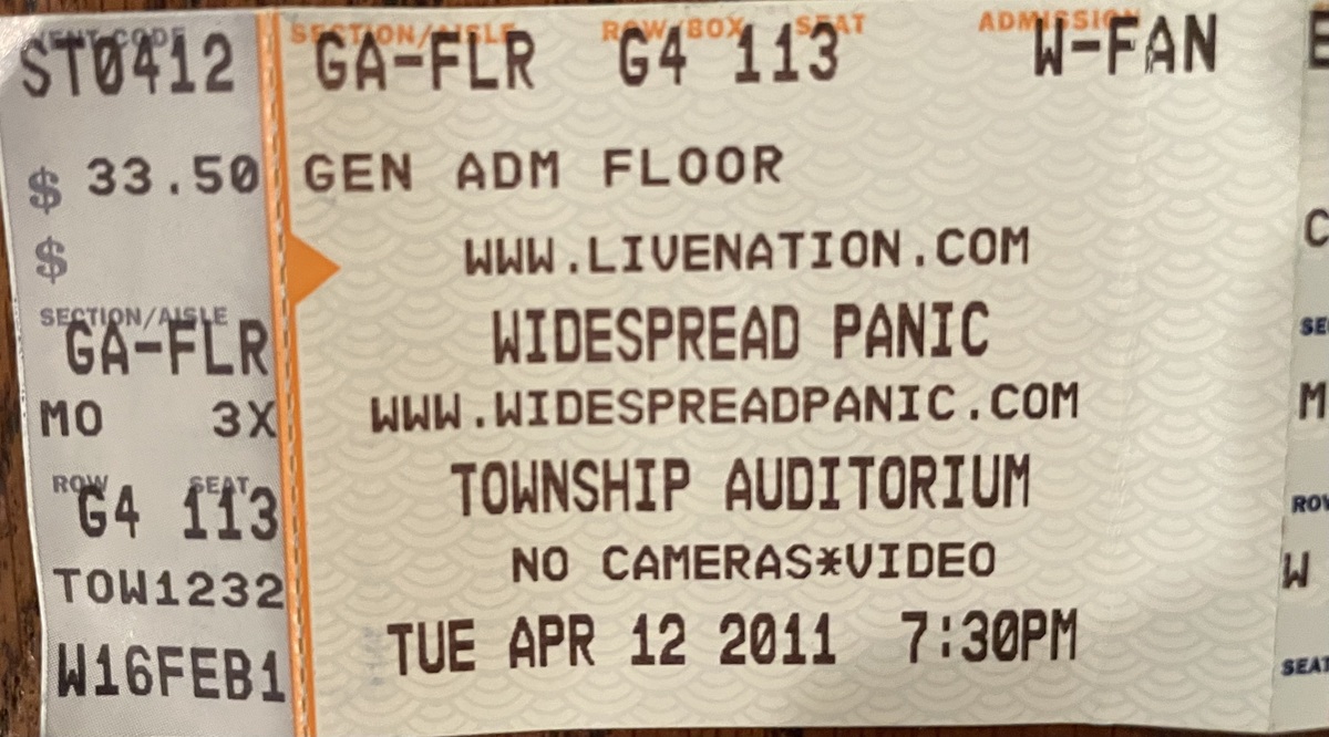 Widespread Panic Concert & Tour History (Updated for 2024) | Concert ...