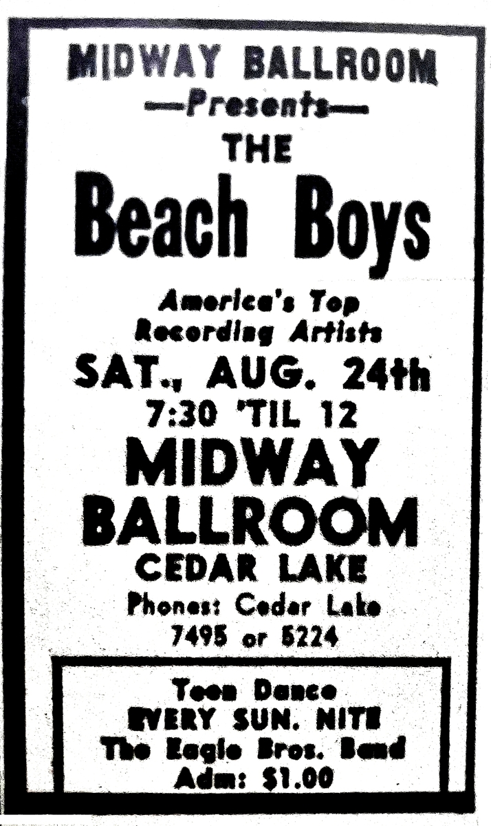 The Beach Boys's 1963 Concert & Tour History | Concert Archives