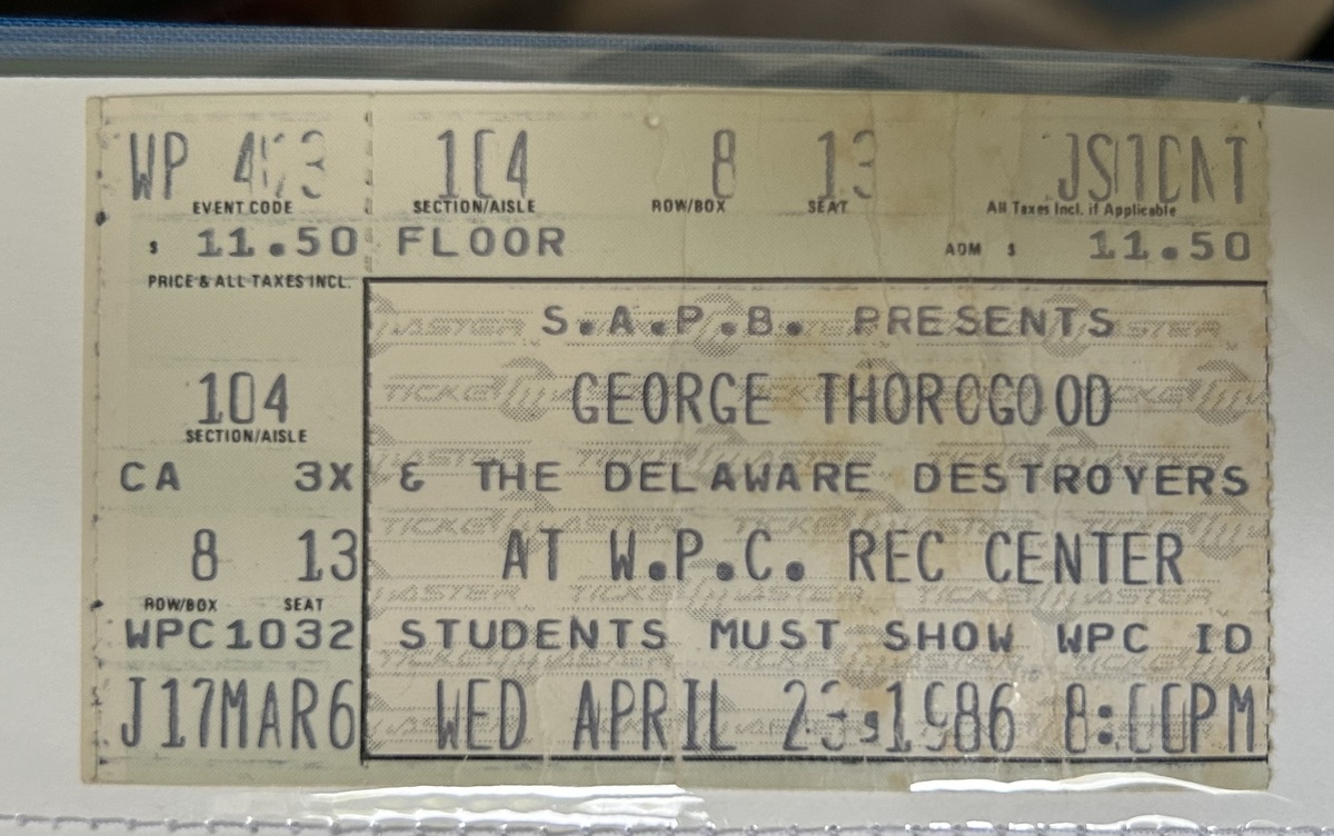 George Thorogood & The Delaware Destroyers Concert & Tour History ...