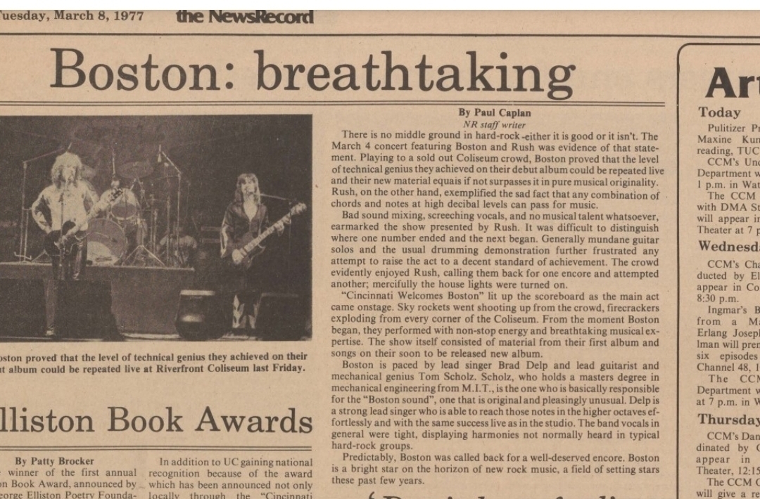 Boston's 1978 Concert & Tour History | Concert Archives