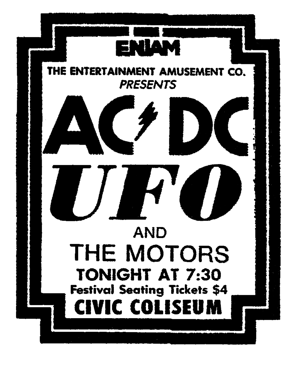 UFO Concert & Tour History | Concert Archives