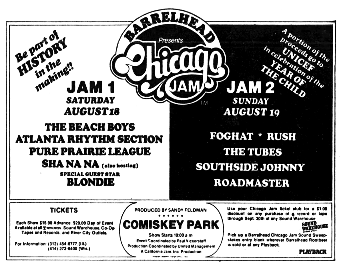 Concert History of Comiskey Park Chicago, Illinois, United States ...