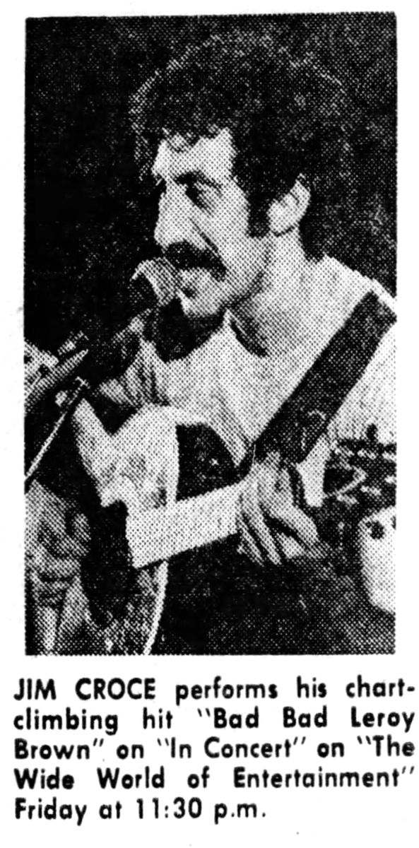 Jim Croce Concert & Tour History | Concert Archives