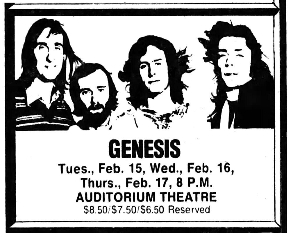 Genesis Concert & Tour History (Updated for 2024) | Concert Archives
