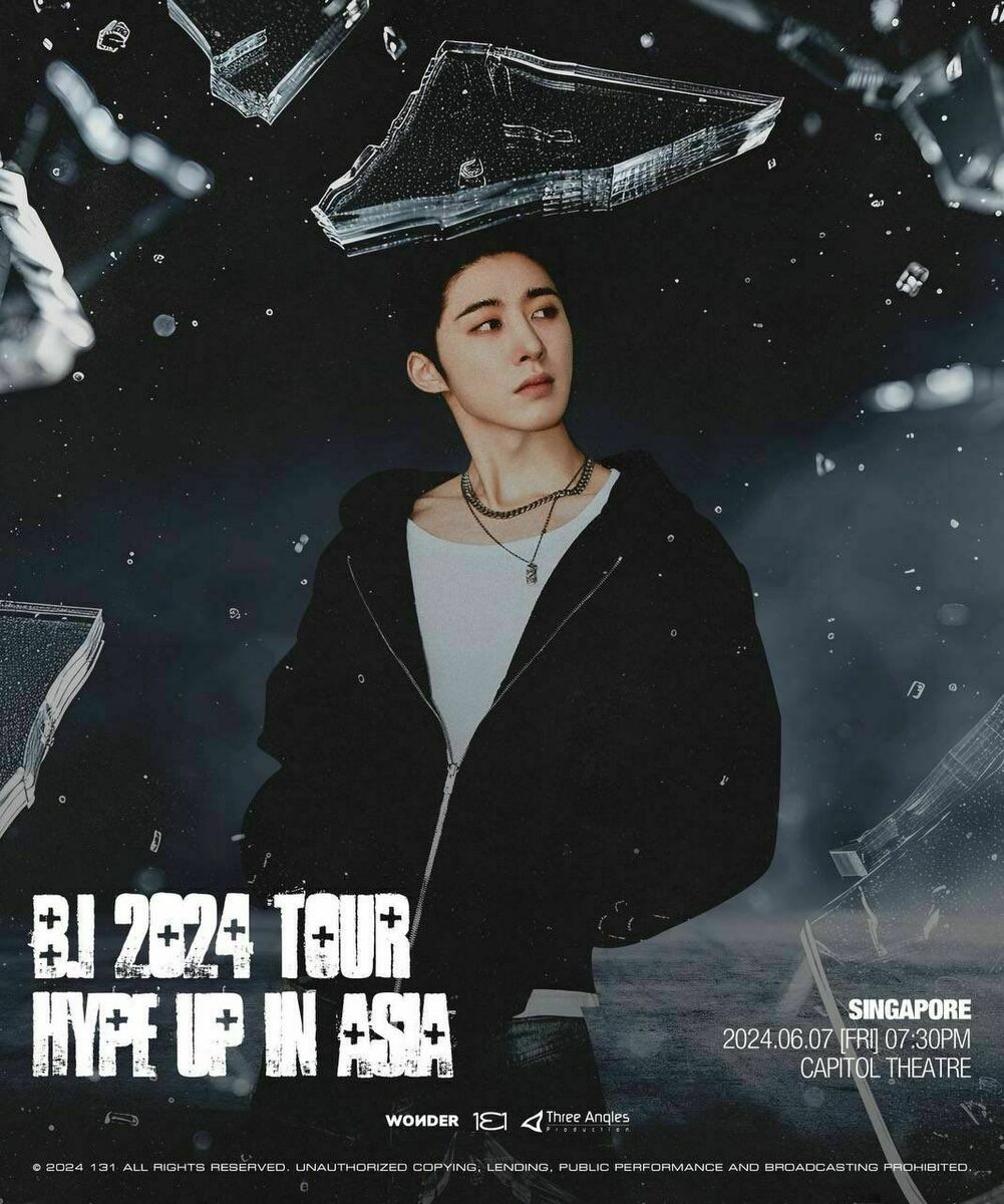 Jun 08, 2024: Kim Hanbin (B.I) at Capitol Theatre Singapore, SG.01 ...