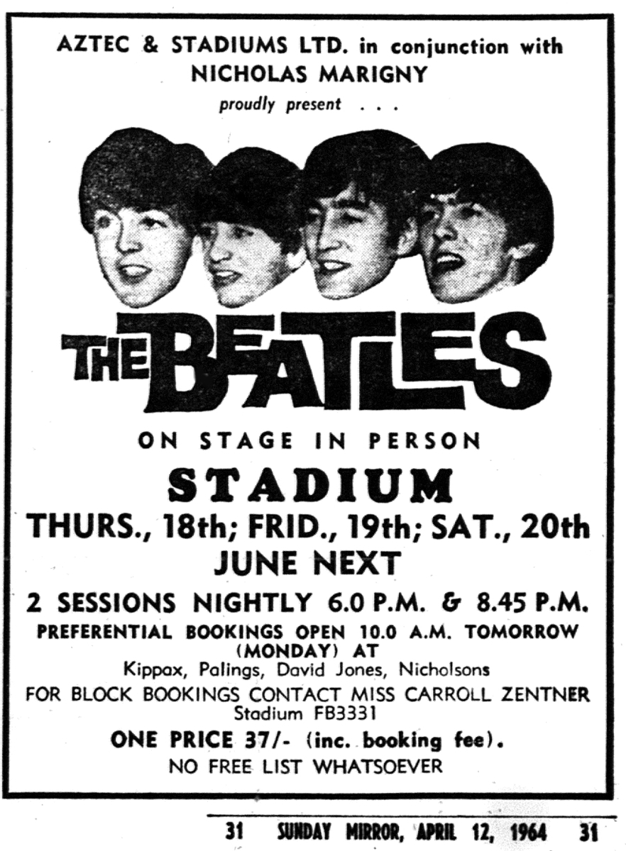 The Beatles's 1964 Concert & Tour History | Concert Archives
