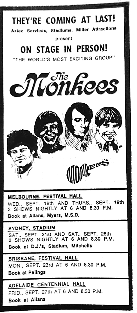 The Monkees Concert & Tour History | Concert Archives