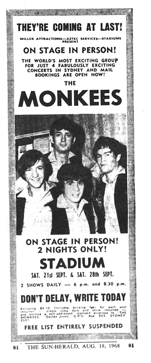The Monkees Concert & Tour History | Concert Archives