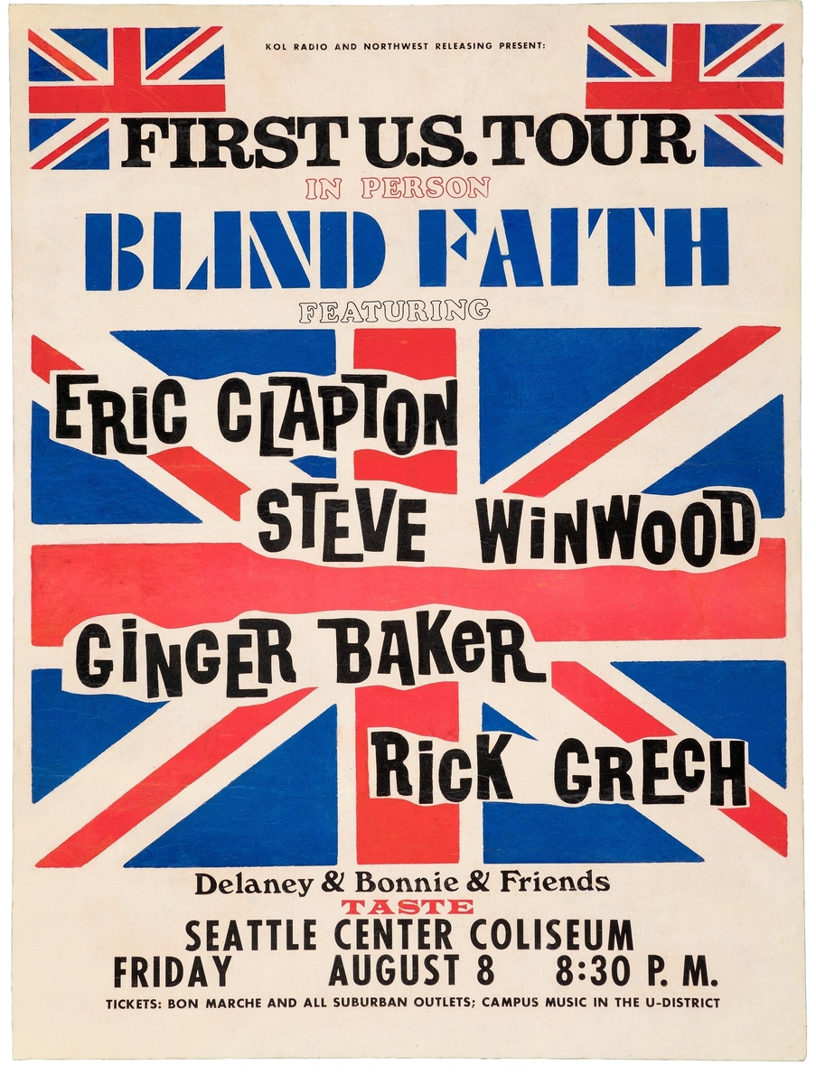 Blind Faith's 1969 Concert & Tour History | Concert Archives