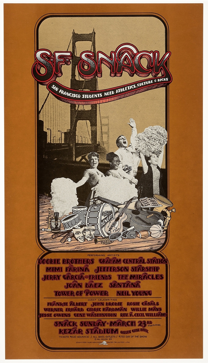 Mar 23, 1975: The SNACK Concert at Kezar Stadium San Francisco ...