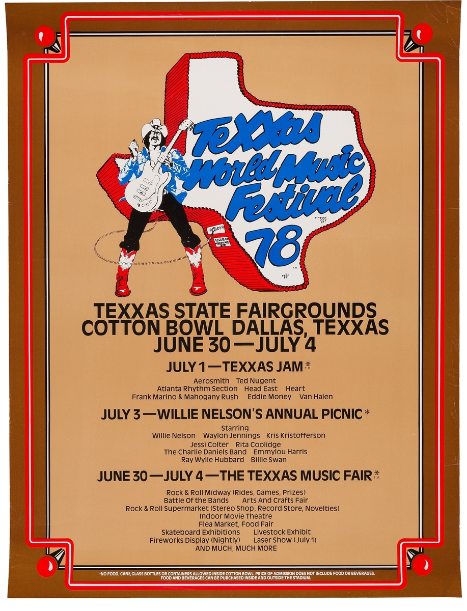 Ted Nugent's 1978 Concert & Tour History | Concert Archives