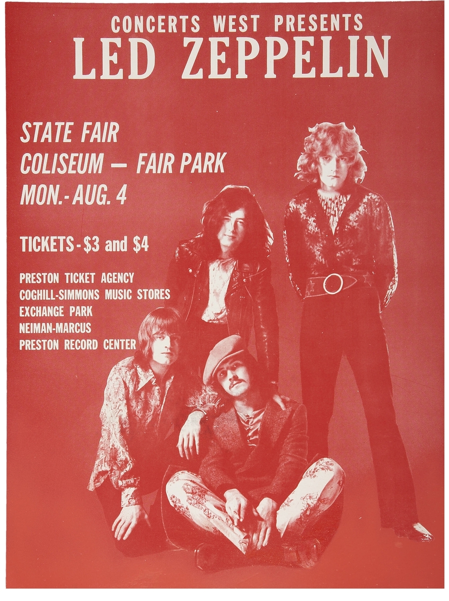 Led Zeppelin's 1969 Concert & Tour History | Concert Archives