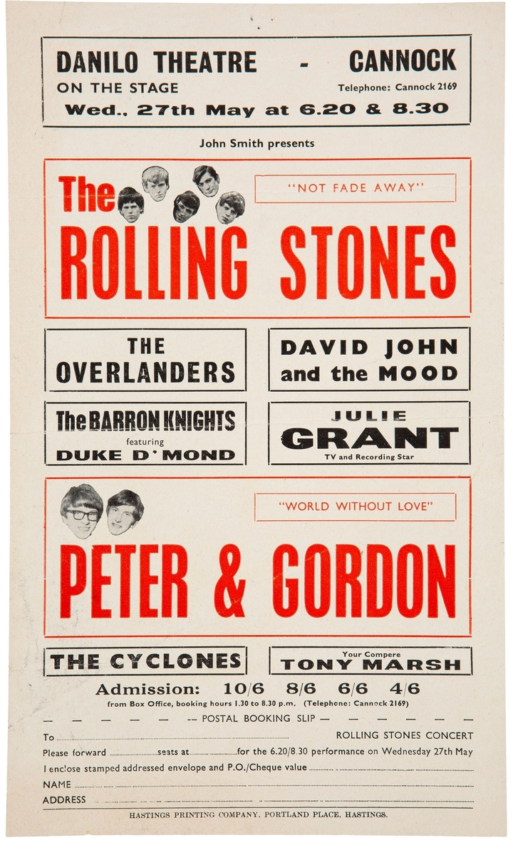 The Rolling Stones's 1964 Concert & Tour History | Concert Archives