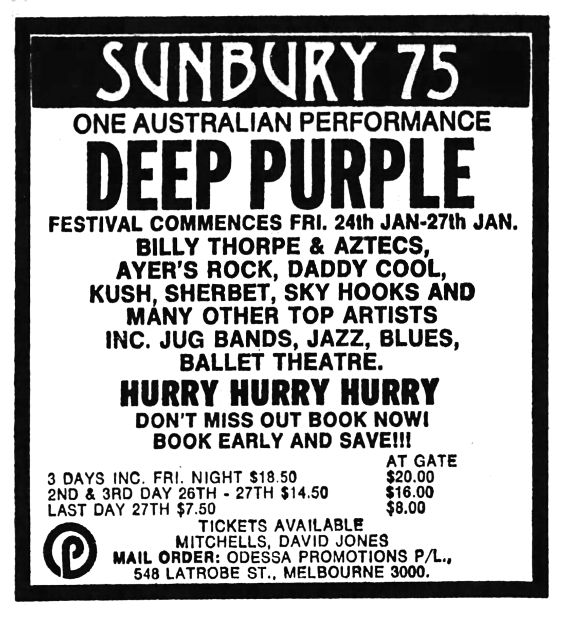Deep Purple Concert & Tour History | Concert Archives