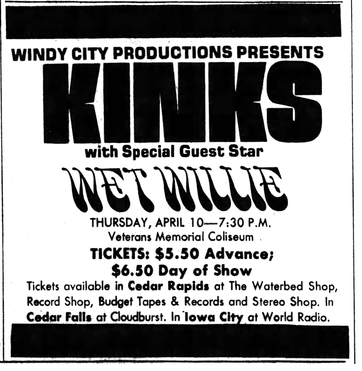 The Kinks Concert & Tour History (Updated for 2024) | Concert Archives
