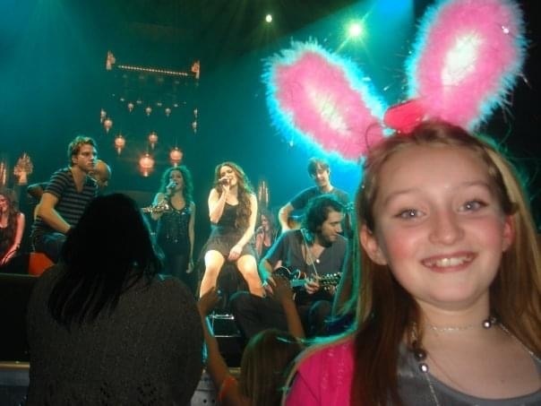 Dec 27, 2009: Miley Cyrus / Metro Station at AO Arena Manchester ...