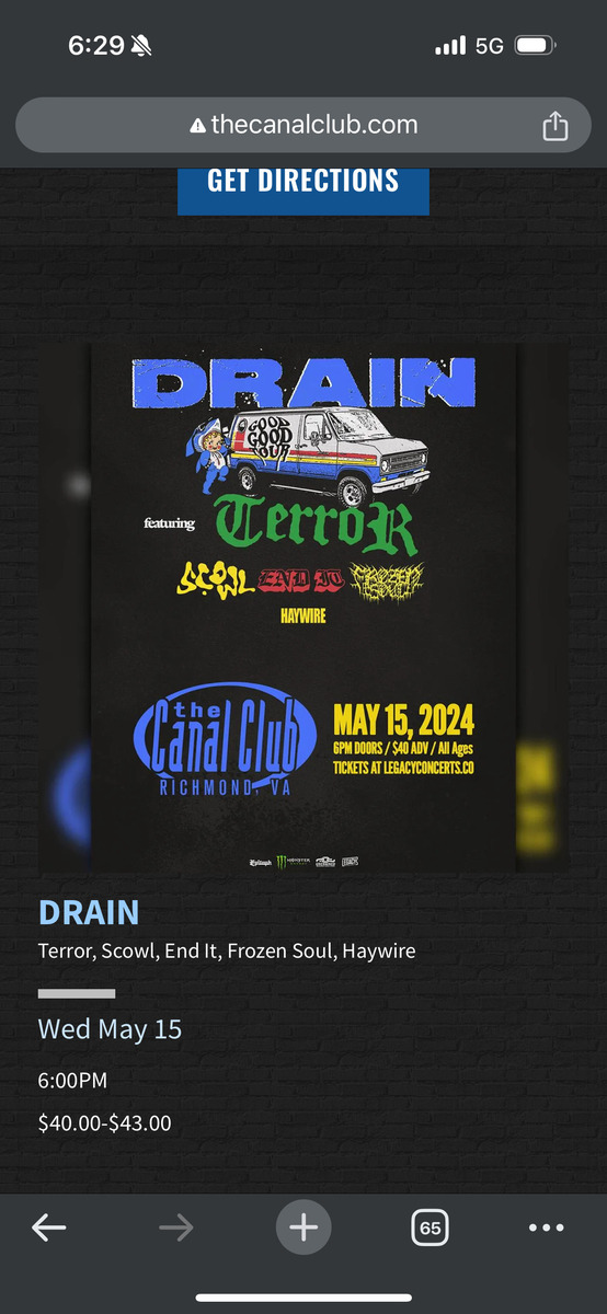 Drain Concert & Tour History (Updated for 2024) | Concert Archives