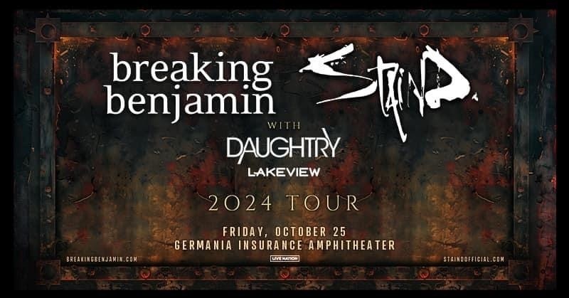 Breaking Benjamin Concert & Tour History (Updated for 2024) | Concert ...