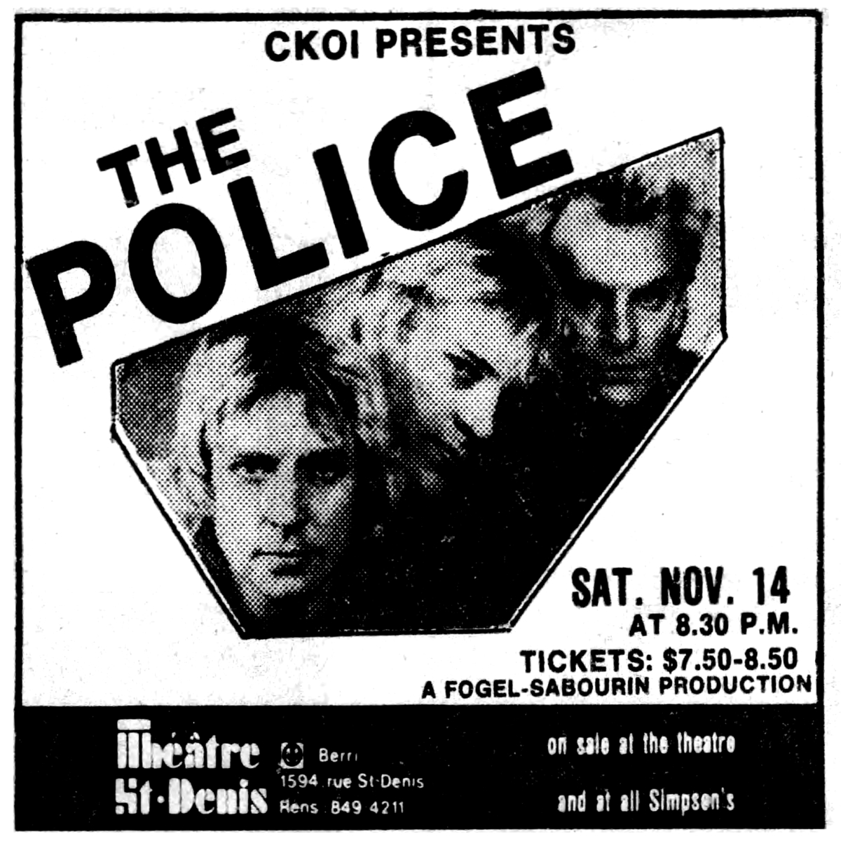 The Police Concert & Tour History | Concert Archives