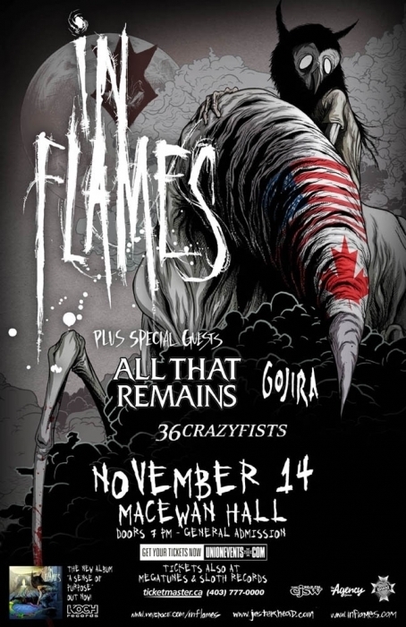 In Flames Concert & Tour History (Updated for 2024) | Concert Archives