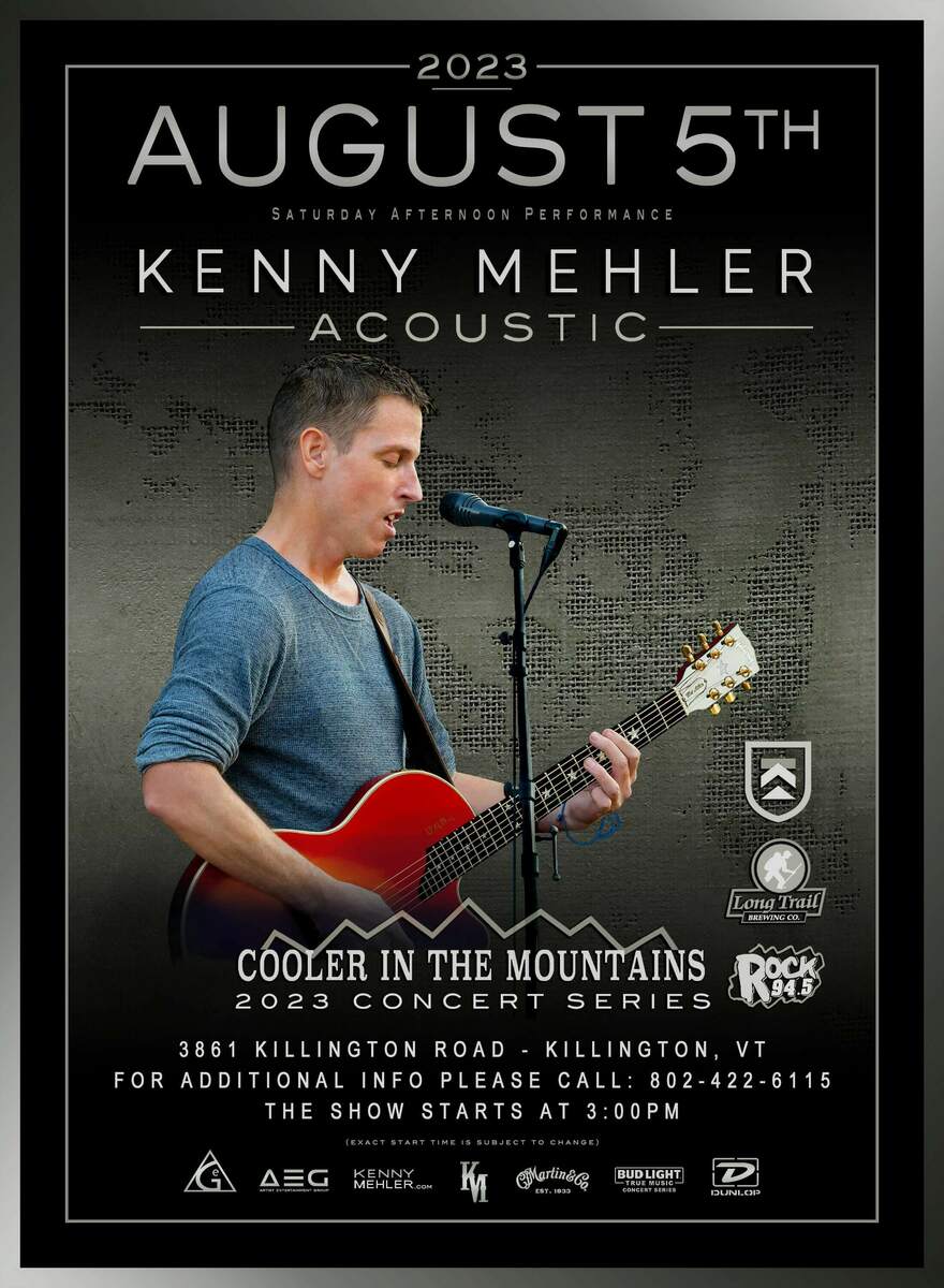 Concert History of Cooler in the Mountains Concert Series Killington ...