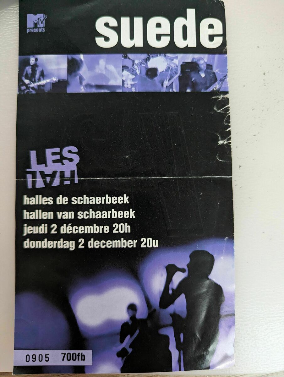 Suede Concert & Tour History (Updated for 2024) | Concert Archives