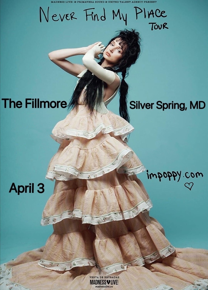 Poppy Concert & Tour History (Updated for 2024) | Concert Archives