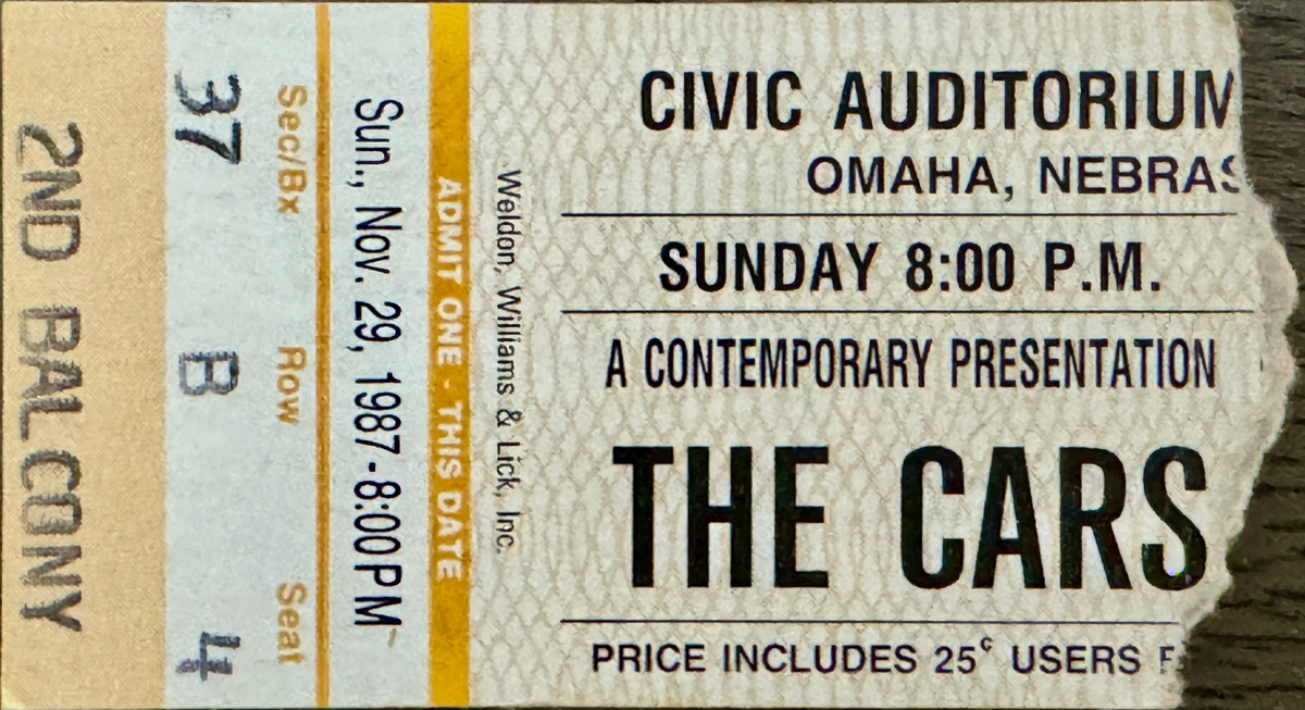 The Cars Concert & Tour History | Concert Archives