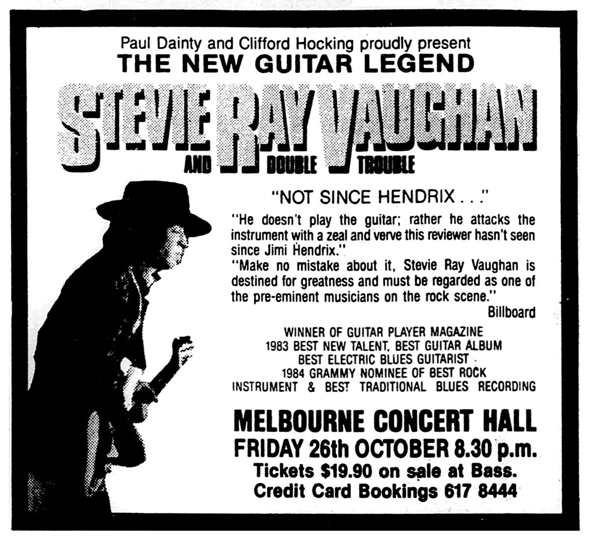 Stevie Ray Vaughan Concert & Tour History | Concert Archives