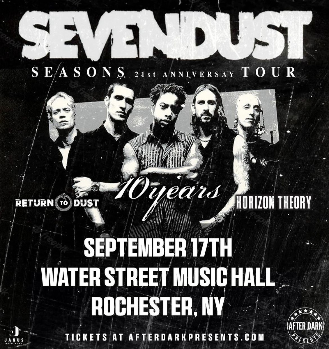 Sevendust Concert & Tour History (Updated for 2024) | Concert Archives