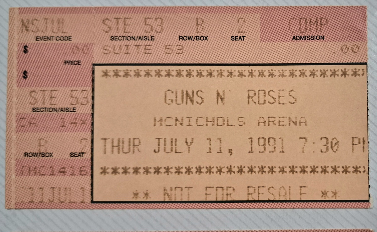 Guns N' Roses's 1991 Concert & Tour History | Concert Archives
