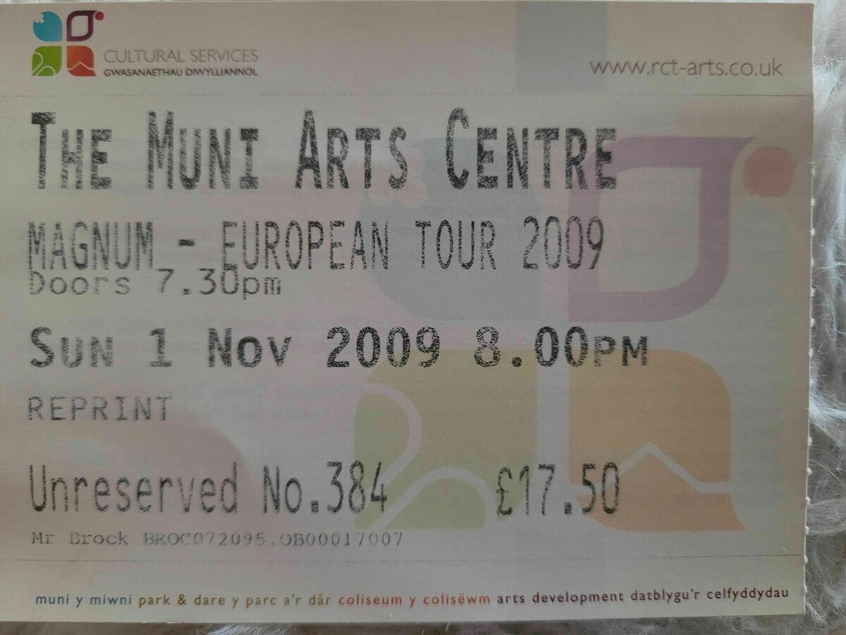 Concert History of The Muni Arts Centre Pontypridd, UK | Concert Archives