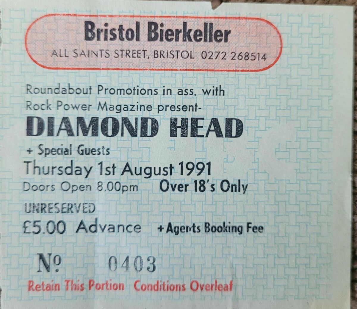 Diamond Head Concert & Tour History | Concert Archives