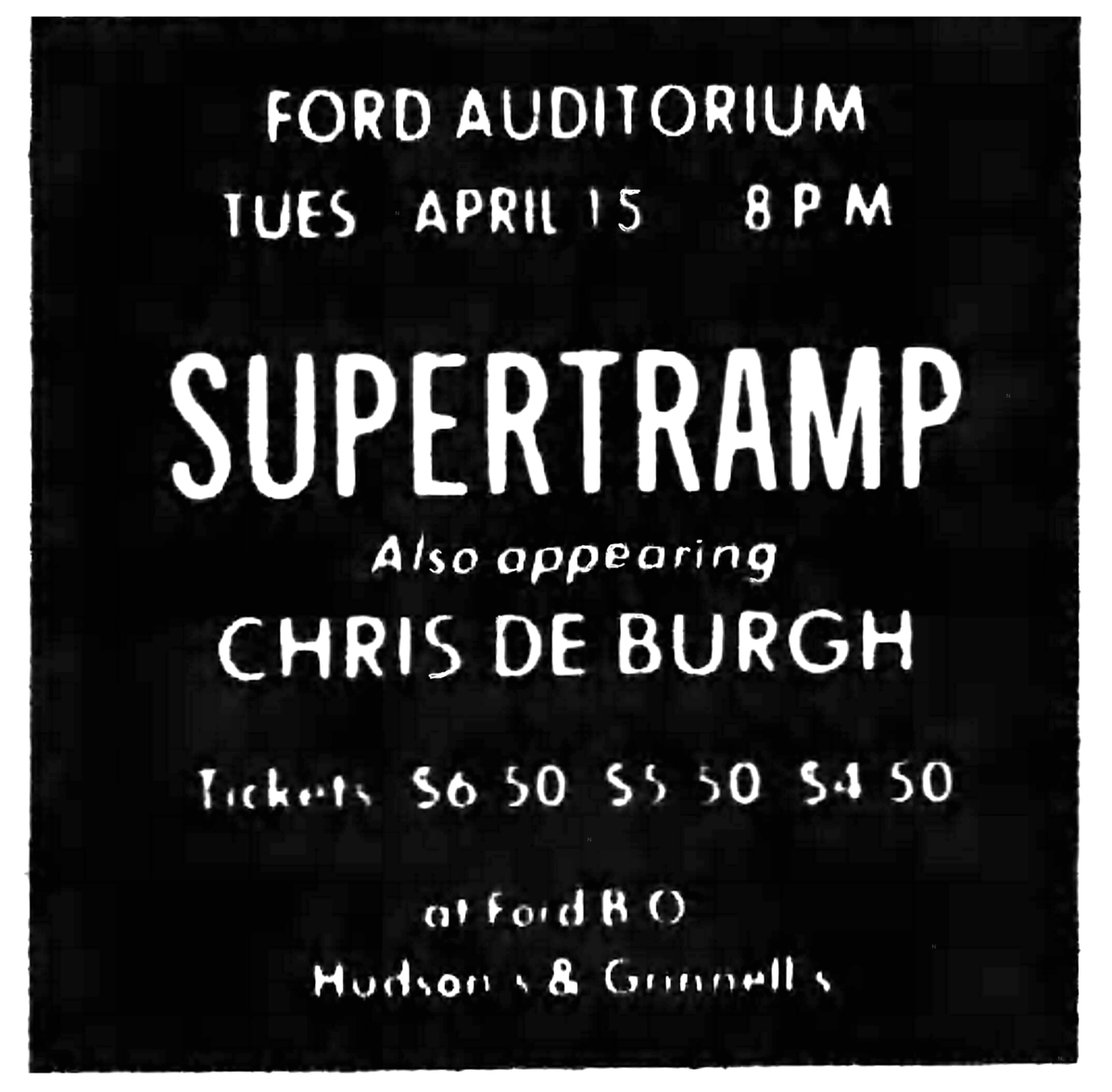 Supertramp Concert & Tour History | Concert Archives
