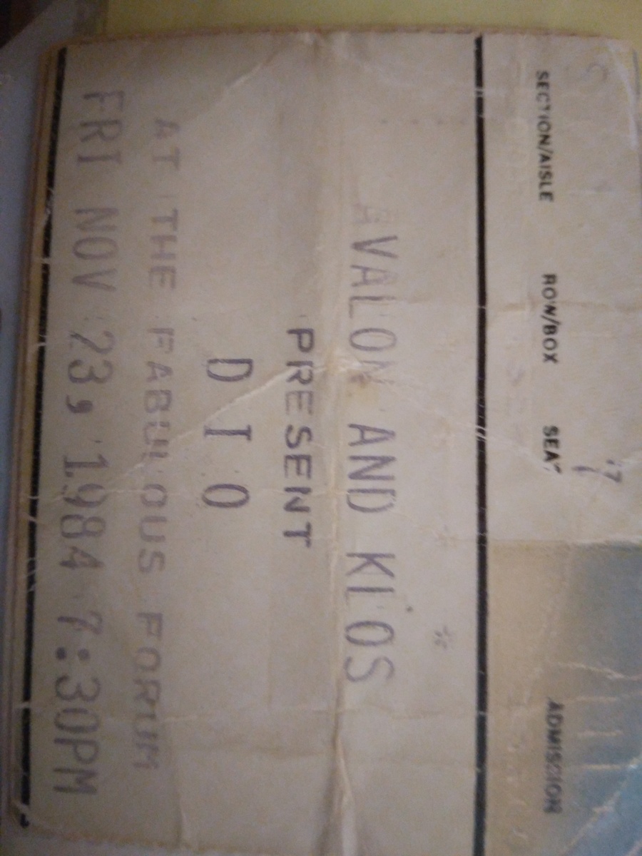 Dio Concert & Tour History | Concert Archives