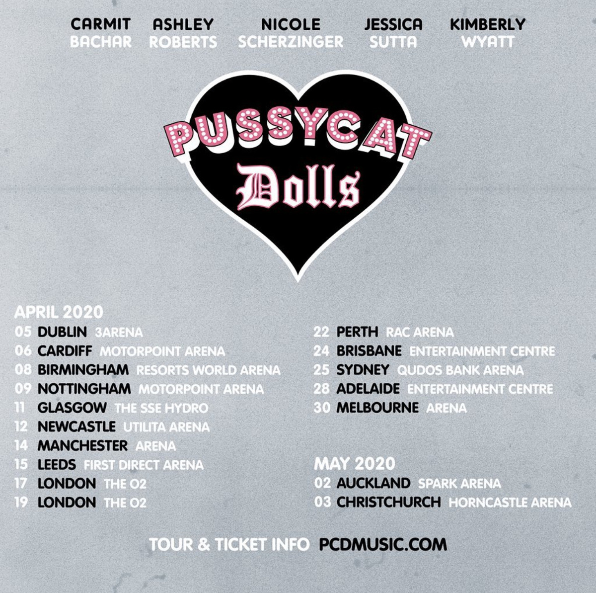 Pussycat Dolls Concert & Tour History | Concert Archives