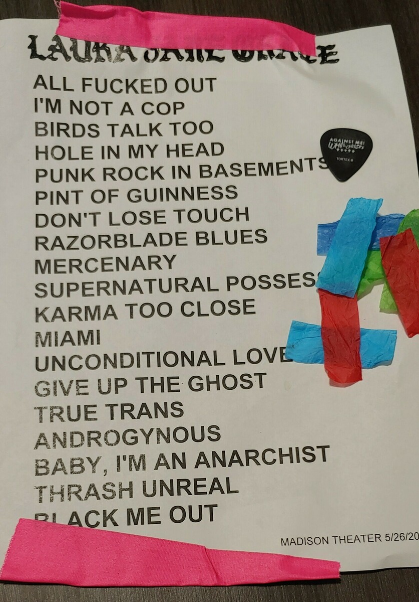 May 26, 2024: Laura Jane Grace / Pigeon Pit / Sam Russo at Madison ...