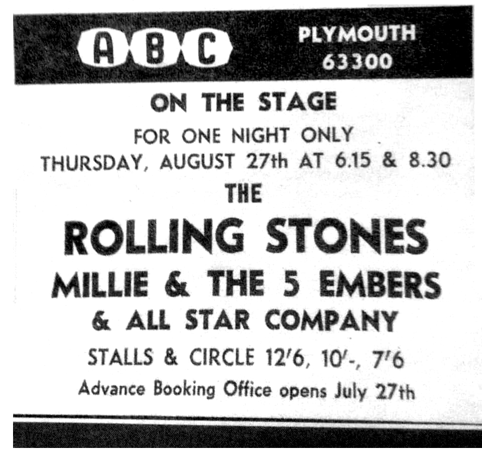 The Rolling Stones's 1964 Concert & Tour History | Concert Archives