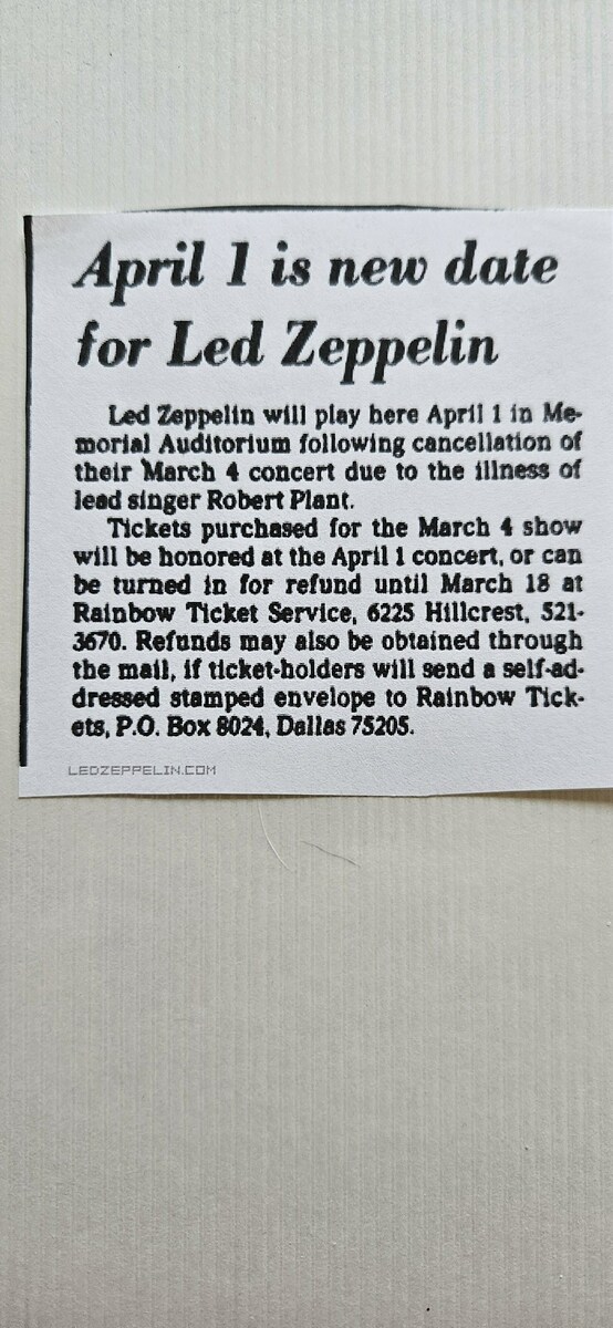 Led Zeppelin Concert & Tour History (Updated for 2024 - 2025) | Concert ...