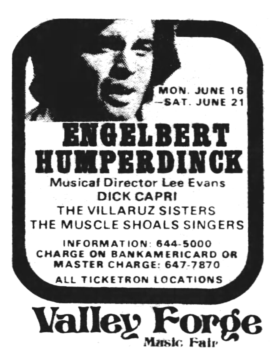 Engelbert Humperdinck Concert & Tour History | Concert Archives
