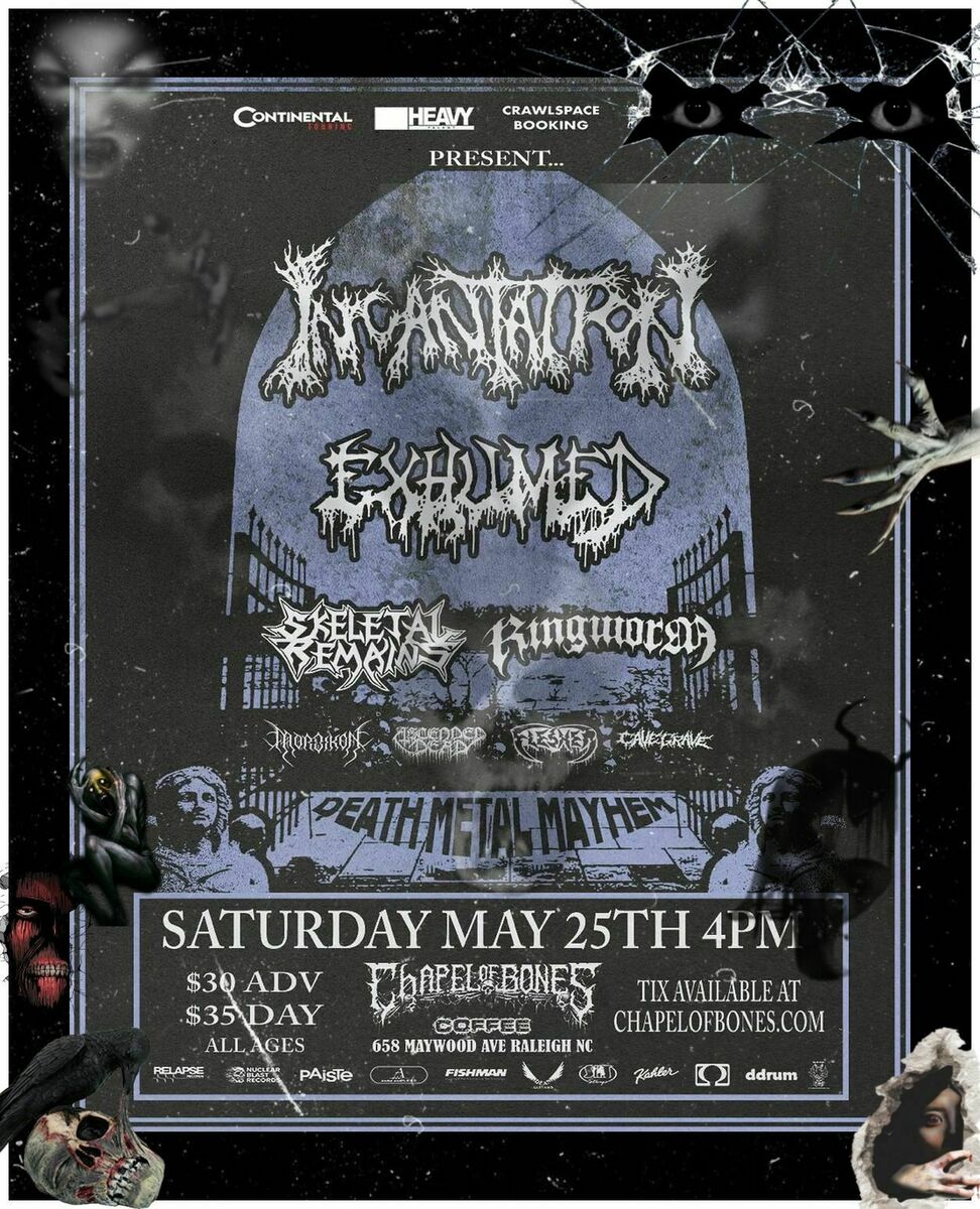 Exhumed Concert & Tour History (Updated for 2024) | Concert Archives