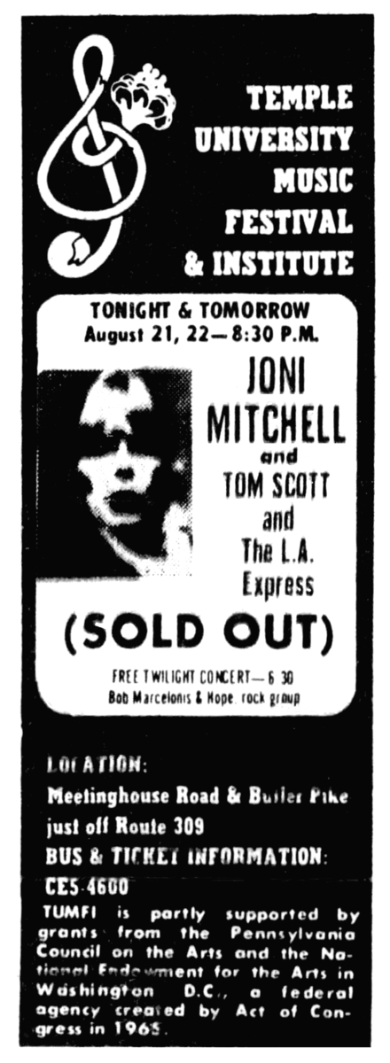 Joni Mitchell Concert & Tour History (Updated for 2024) | Concert Archives