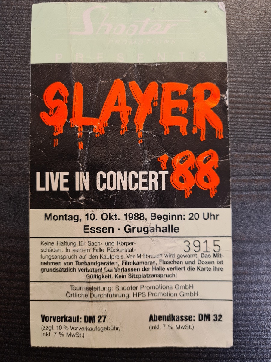 Slayer Concert & Tour History (Updated for 2024) | Concert Archives