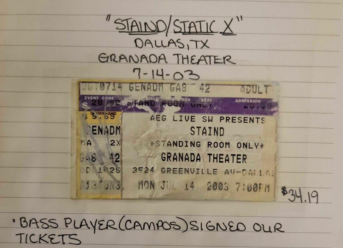Staind Concert & Tour History (Updated for 2024) | Concert Archives