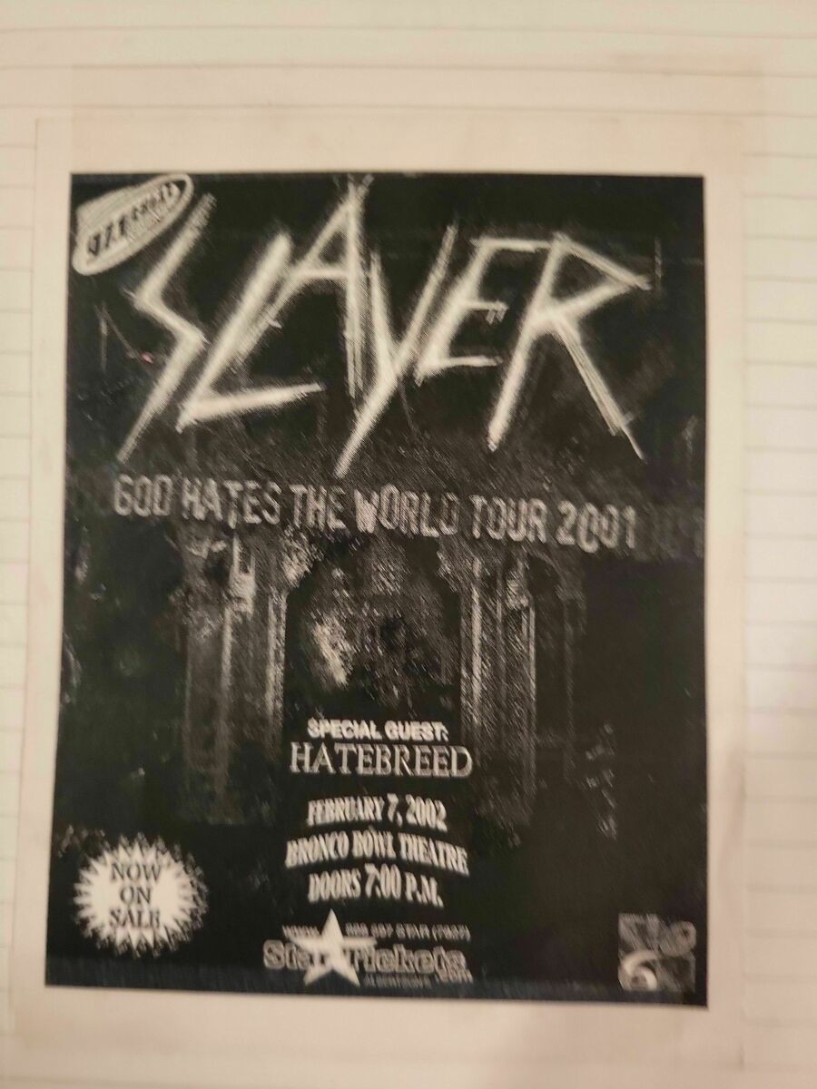 Slayer Concert & Tour History (Updated for 2024) | Concert Archives
