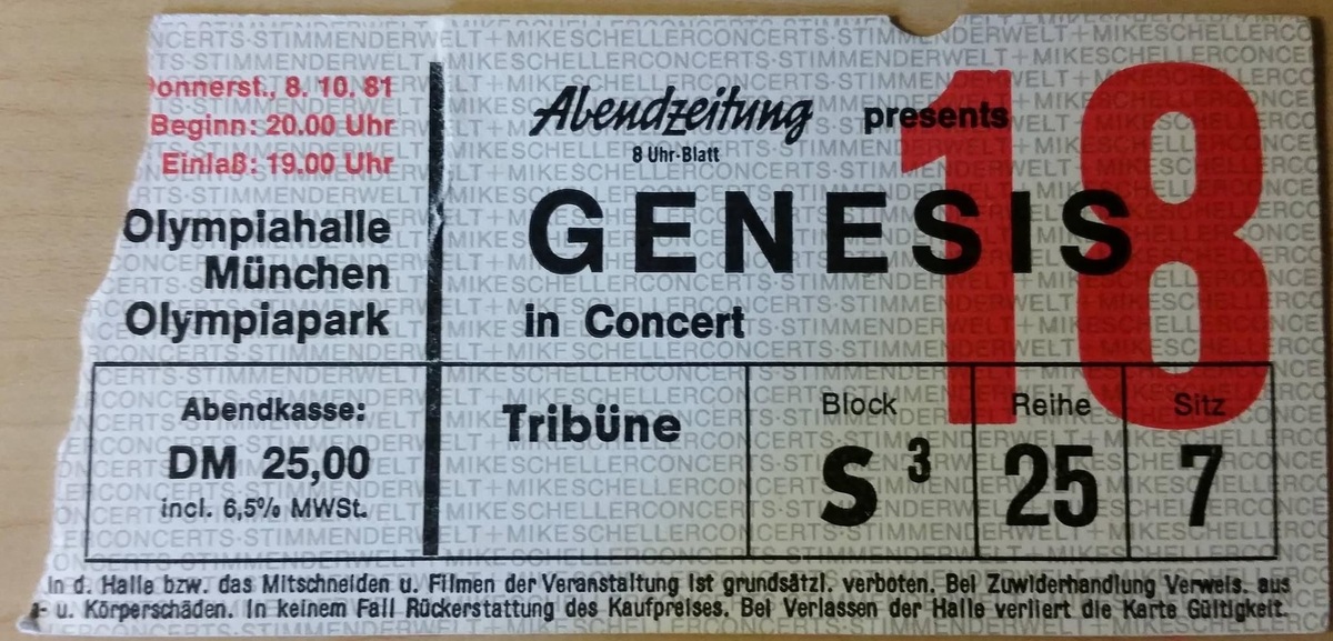 Genesis Concert & Tour History (Updated for 2024) | Concert Archives