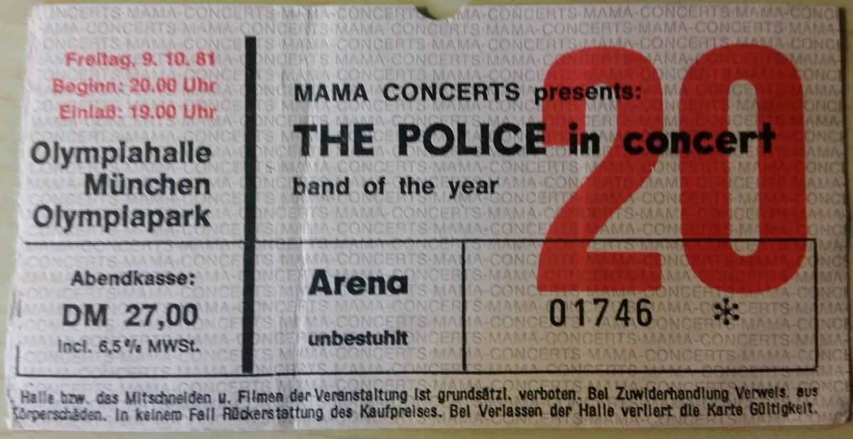The Police Concert & Tour History | Concert Archives