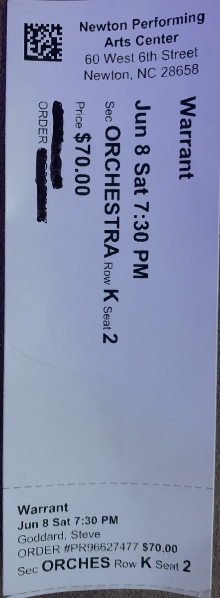 Warrant Concert & Tour History (Updated for 2024) | Concert Archives